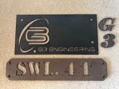 SS Asset Plates & Plaques - G3 Engineering